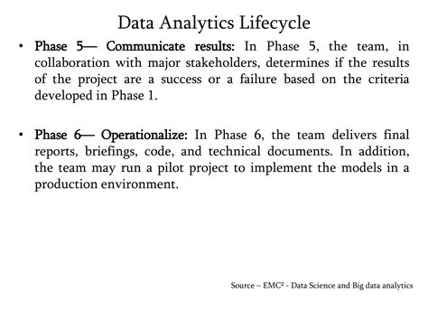 Data Analytics Life Cycle EMC² Data Science and Big data analytics PPTX