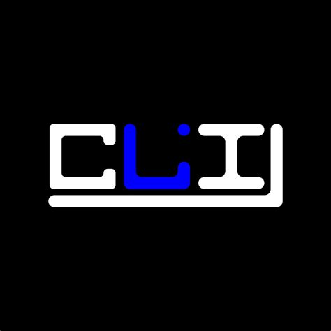 cli letter logo creative design with vector graphic cli simple and