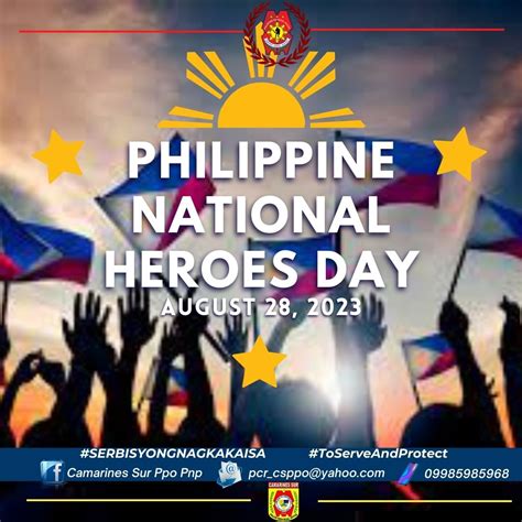 Philippine National Heroes Day Camarines Sur Pnp Pro5