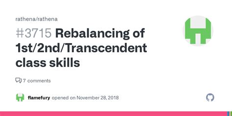 Rebalancing Of 1st2ndtranscendent Class Skills · Issue 3715 · Rathenarathena · Github