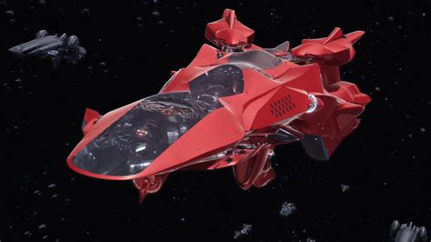 Legend Of The Galactic Heroes Spaceship Star Wars Bossk Ship Red