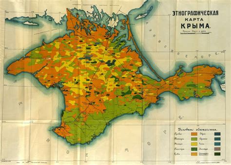 Ethnographic Map Of Crimea 1926 Rlinguisticmaps