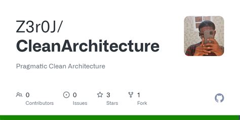 github z3r0j cleanarchitecture pragmatic clean architecture