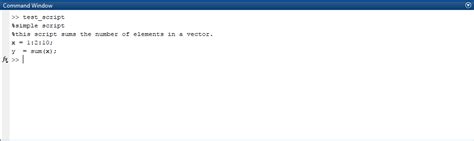 Matlab Is Printing Comments And Other Contents Of A Script To Command Window Stack Overflow