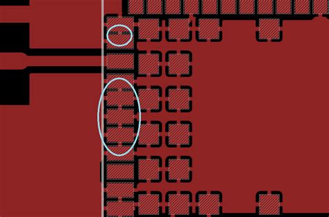 Дорожки к Smd компонентам с разных сторон как убрать при использовании полигонов в Eagle Pcb