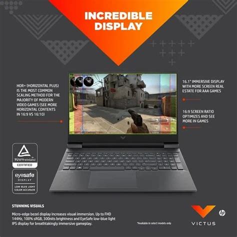 Hp Victus Latest Amd Ryzen H Inch Cm Fhd Gaming Laptop Gb Ram Gb Ssd At