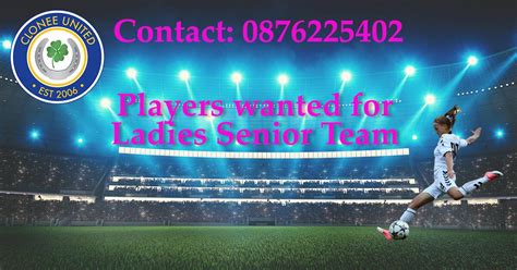 Clonee Clonee United First Ever Senior Ladies Team