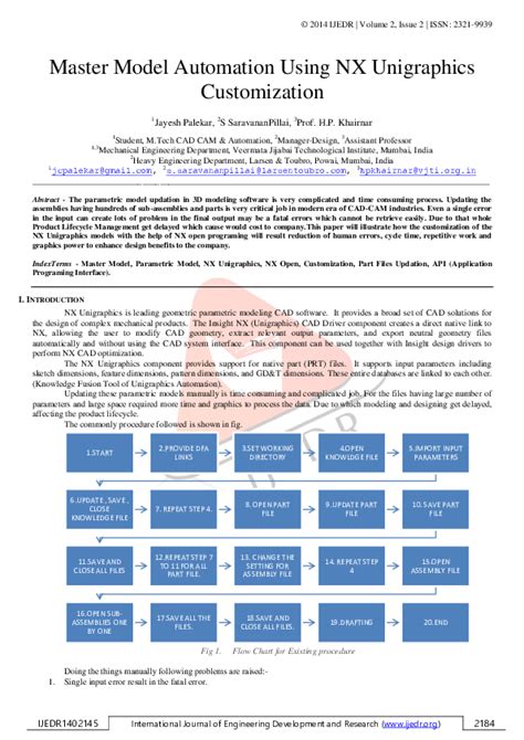 pdf master model automation using nx unigraphics customization 1