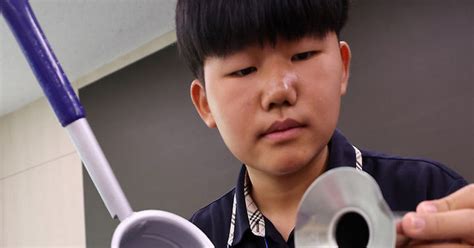 전국학생과학발명품 경진대회서 대통령상 수상한 기름잡는 국자