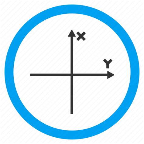 Cartesian Axis Coordinate System Coords Geometry Grapth Axes Math Rectangular Coordinates Icon