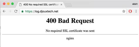 Nginx Client Certificate Authentication