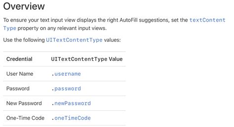 Ios Autofill Username And Password From Sms Stack Overflow