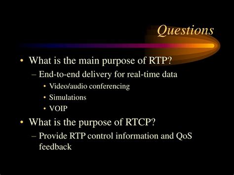 Ppt Rtp Real Time Transport Protocol Powerpoint Presentation Free Download Id 7069519