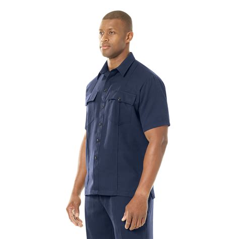 Workrite Mens Station No 73 Untucked Uniform Shirt Fsu2