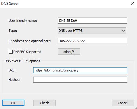 How To Set DNS Over HTTPS On Windows DNS SB