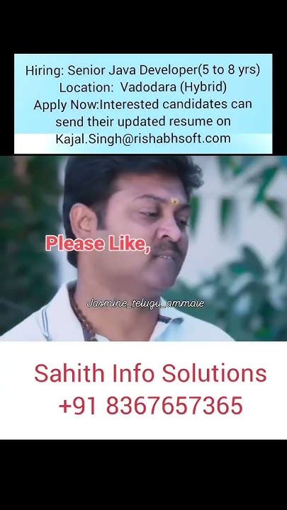 Hiring Senior Java Developer Javadeveloper Java Youtube