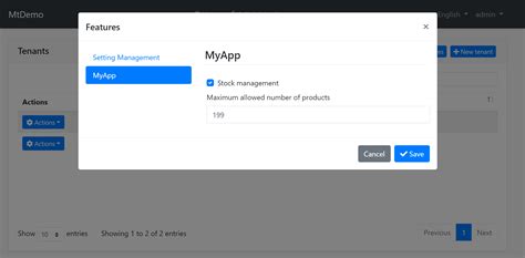 Bug On The Feature Management Dialog · Issue 10301 · Abpframeworkabp