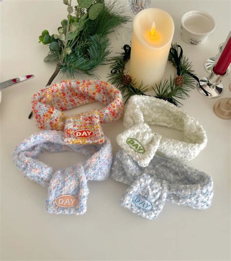 110일 출고 커들리데이 컬러눈송이 목도리 Cuddly Day