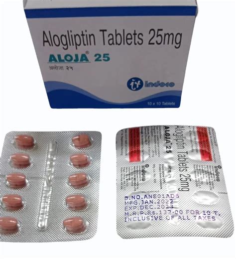 25mg Alogliptin Tablet Packaging Size 3x10 Tablets At Best Price In Surat