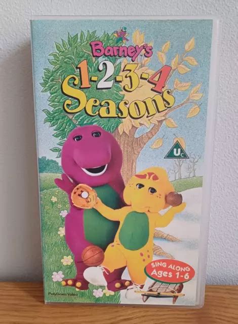 Barneys 1 2 3 4 Seasons Vhs Tested £11 00 Picclick Uk