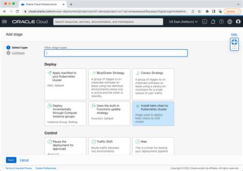 use helm with oci devops to deploy to kubernetes clusters