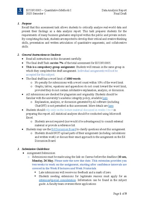 Quantitative Methods I 2025 Sem 1 Data Analysis Report Final Draft