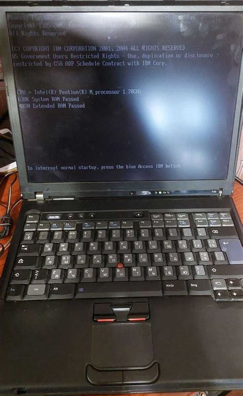 Ibm Thinkpad T42 14 1 Intel Pentium M 1 7ghz 80gb512mb без з у ретро 999 грн Ноутбуки