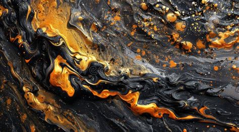 Close Up Of Orange And Black Surface Stock Image Image Of Design Pattern 310347247