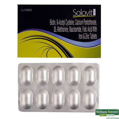 Buy Solovit Forte 10 Tablets Online At Best Prices Wellness Forever