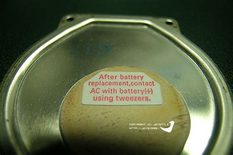 卡西欧手表更换电池记 Joystyle