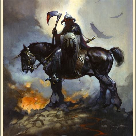 Frank Frazetta Death Dealer Spoke Art