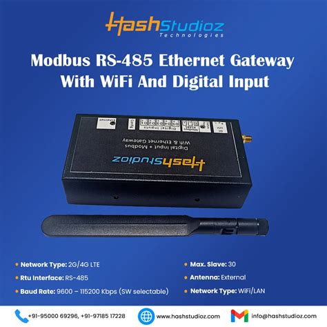 Digital Input Modbus Wifi Ethernet Gateway At ₹ 7500piece Modbus Gateway In Noida Id