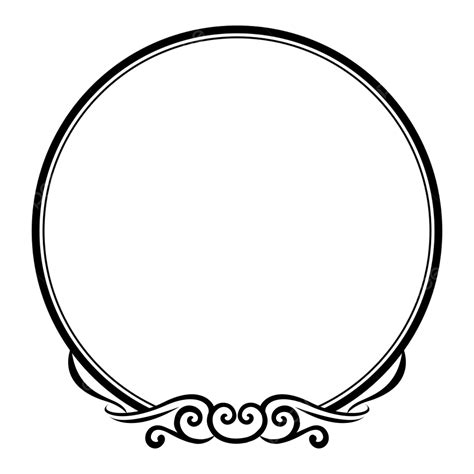 Circle Border Swirl Ornate Circle Drawing Border Drawing Circle