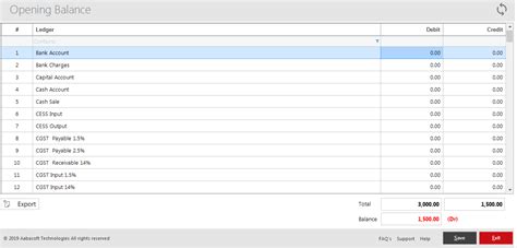 How To Add Opening Balance Free Accounting Software Accoxi