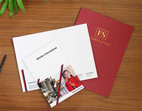 Conference Presentation Folders Trade Show Folders Easy Pocket Folders