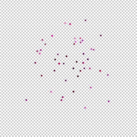Premium Psd Violet Star Confetti Violet Stars Sparkle Decoration Cutout Psd File