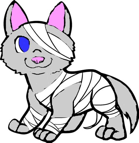 Mummy Wolf Pup By Nightcorefox On Deviantart