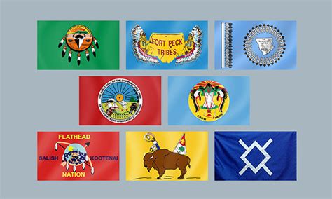 Native American Montana Flag Set Best Montana Native American Flags