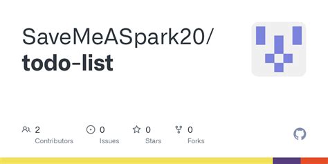 Github Savemeaspark Todo List