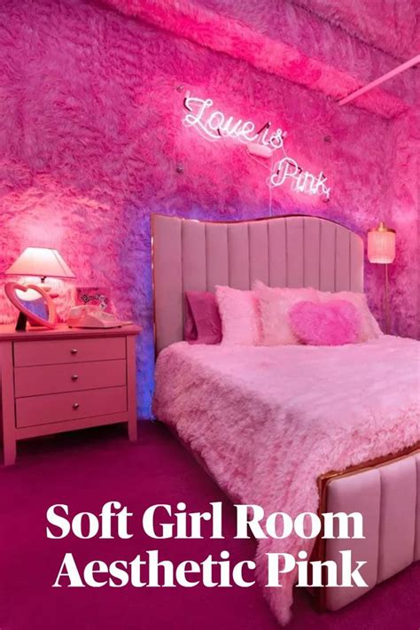 Dreamy Soft Girl Room Aesthetic In Pink