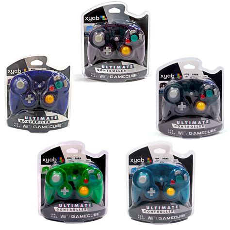 5 Controller Wired Controller Bundle For Nintendo Gamecube® Xyab