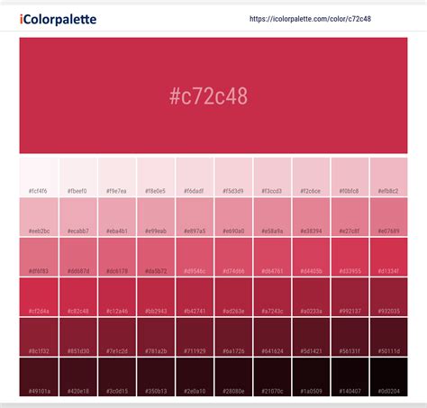 French Raspberry Information Hsl Rgb Pantone