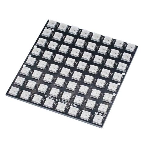 Neopixelmatriz 8×8 Cjmcu Ws2812 5050 Rgb Led Systronics Electrónica