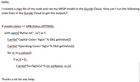 Gurobi Cloud Gurobi Help Center