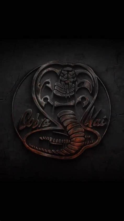 Cobra Kai Logo Wallpapers Wallpaper Cave