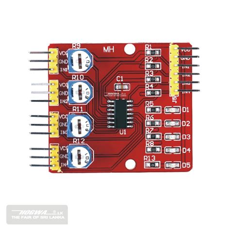 4 way infrared tracking obstacle avoidance sensor chinahub lk