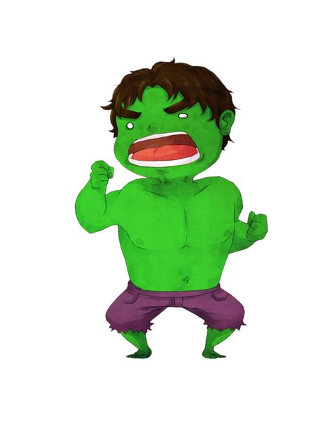 Chibi Hulk By Myooomy On Deviantart