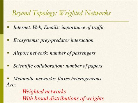 Ppt Architecture Of Complex Weighted Networks Powerpoint Presentation