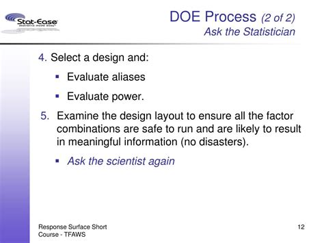 Ppt Doe And Statistical Methods Powerpoint Presentation Free Download Id1855160