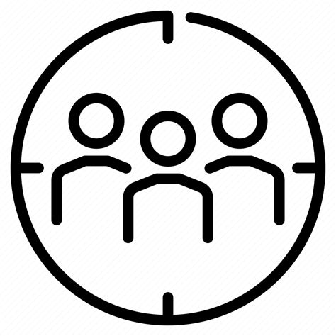 Marketing Focus Group Icon Download On Iconfinder